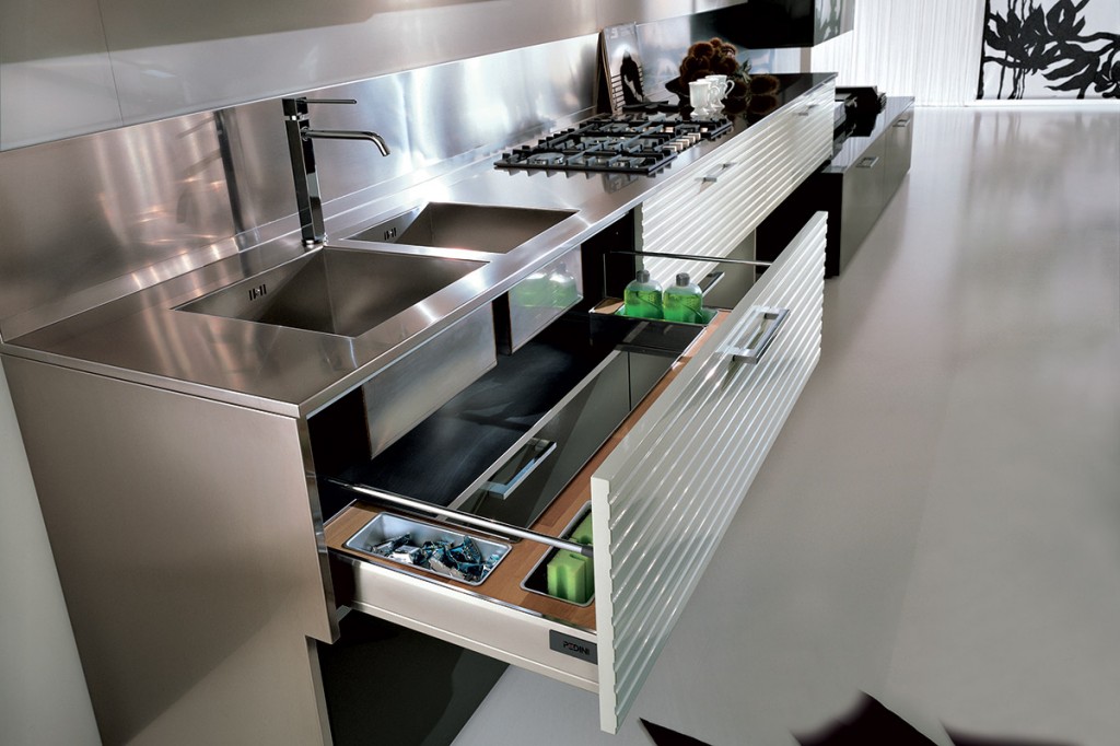 Blat din inox pentru bucătărie - Despre bucătării - KUXA studio