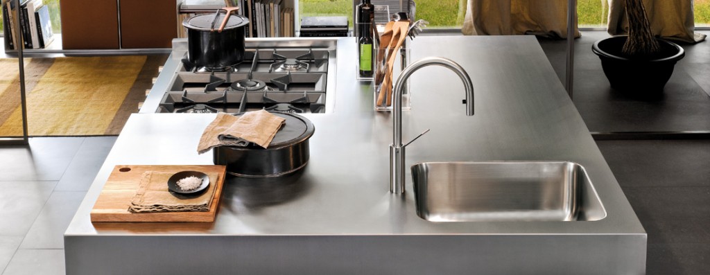 Blat din inox pentru bucătărie - Despre bucătării - KUXA studio
