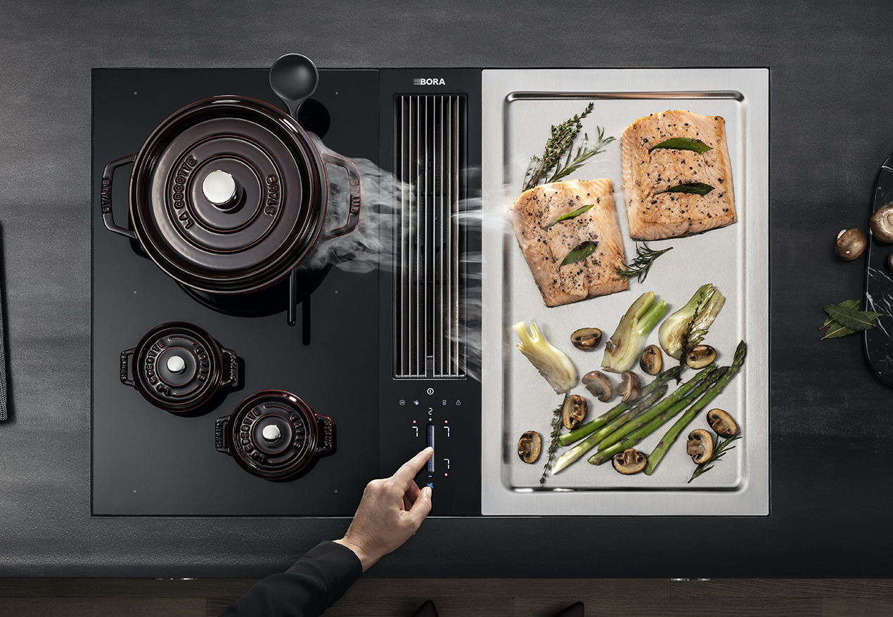 BORA Classic 2.0 – plită cu inducție și extractor integrat – Kuxa Studio